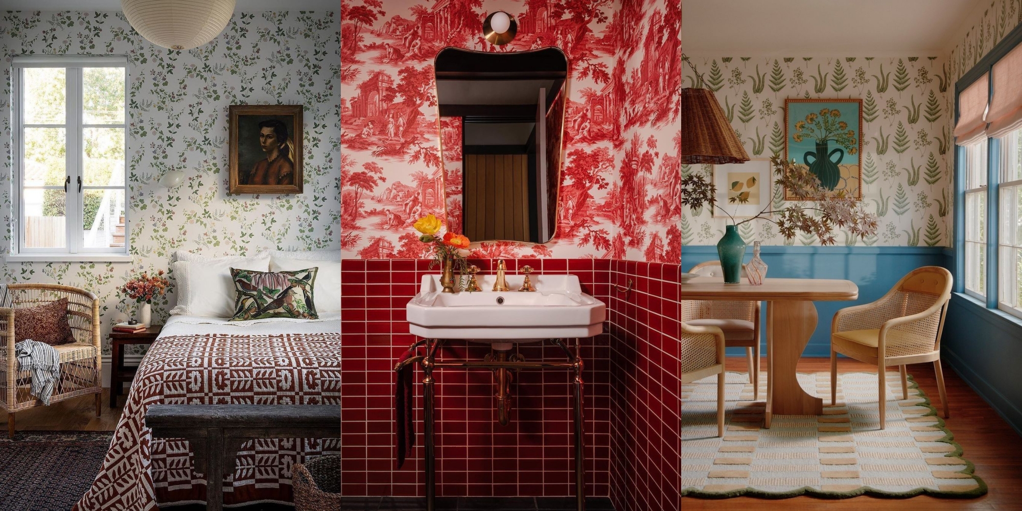 10 vezes em que o papel de parede roubou a cena na decoração