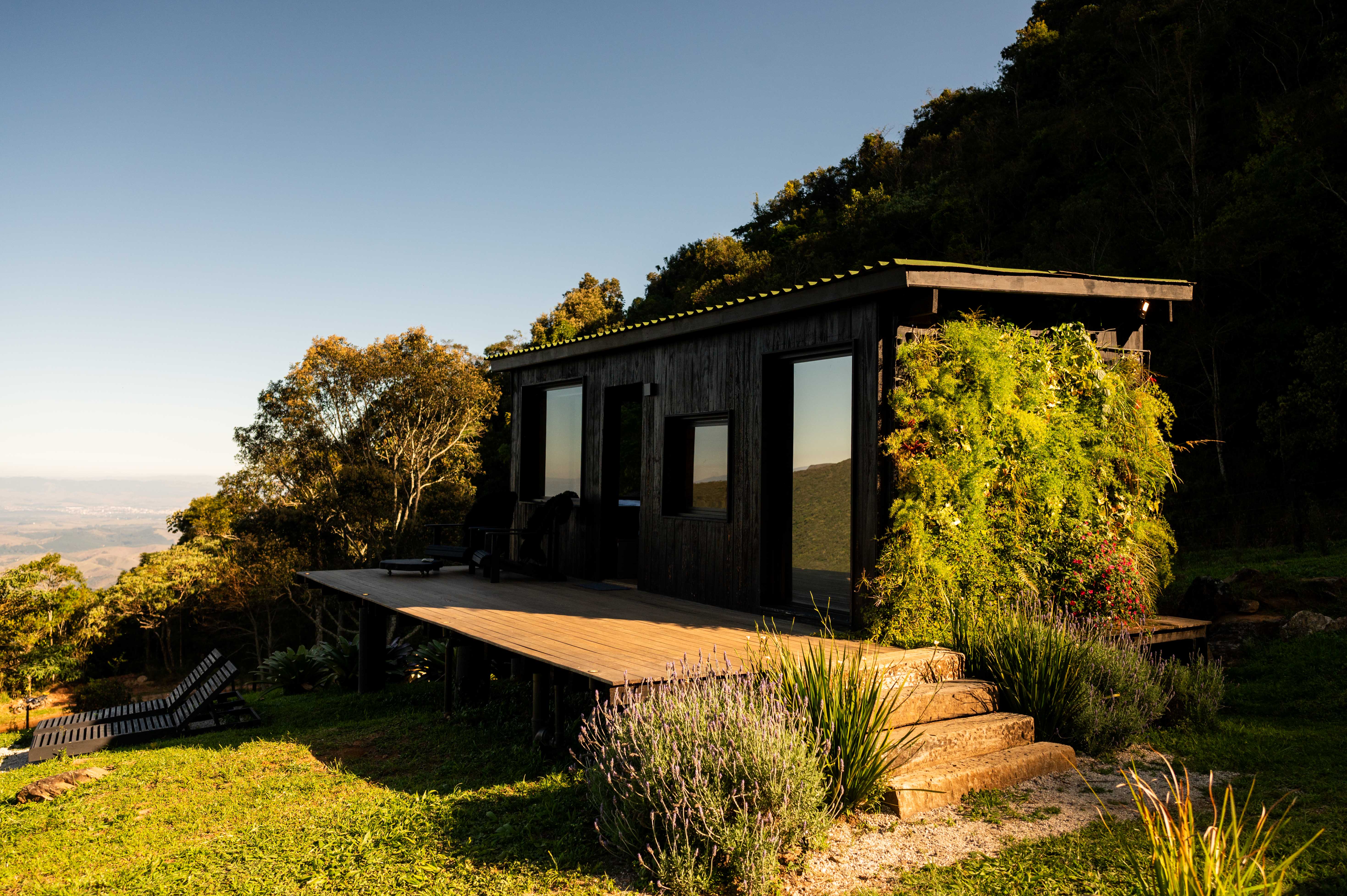 Sustainable tiny house located at 1500 m altitude in the mountainous ...